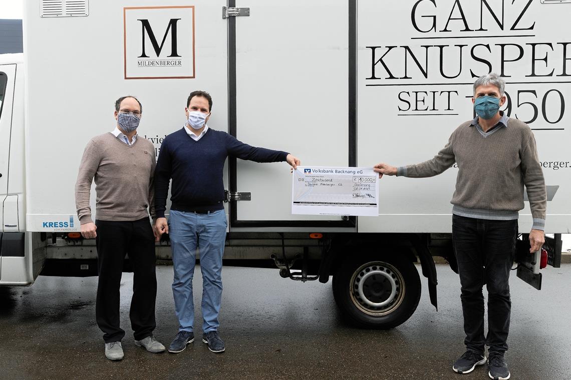 Mildenberger spendet 10000 Euro