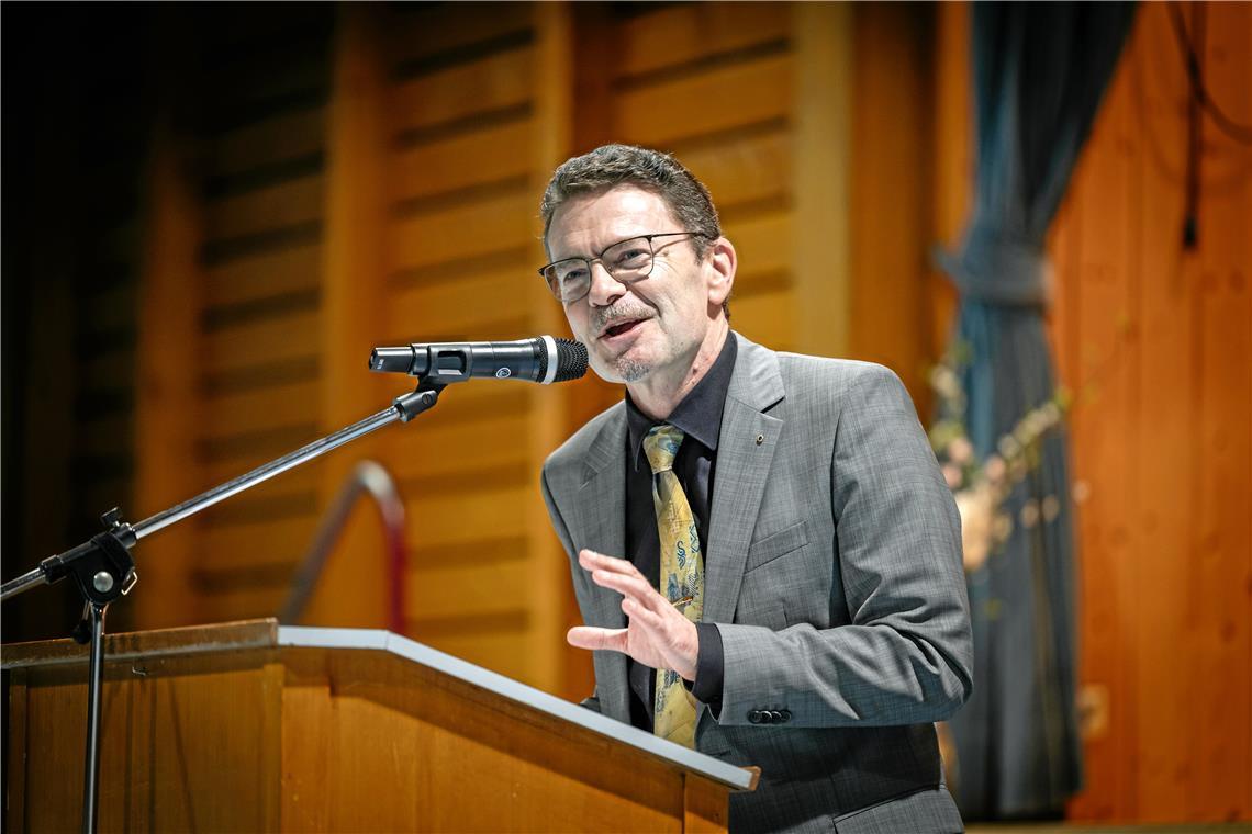 Christoph Jäger betont den Zusammenhalt in Großerlach