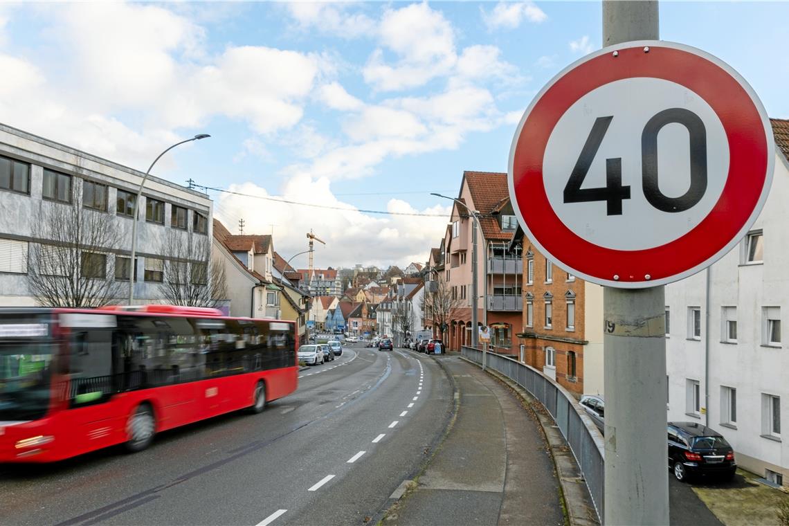Antrag für eine größere 40er-Zone